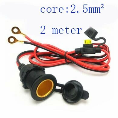 Удлинительный шнур Jtron розетка для автомобильного прикуривателя 12 В из чистой меди с предохранителем 20A, T30A2M