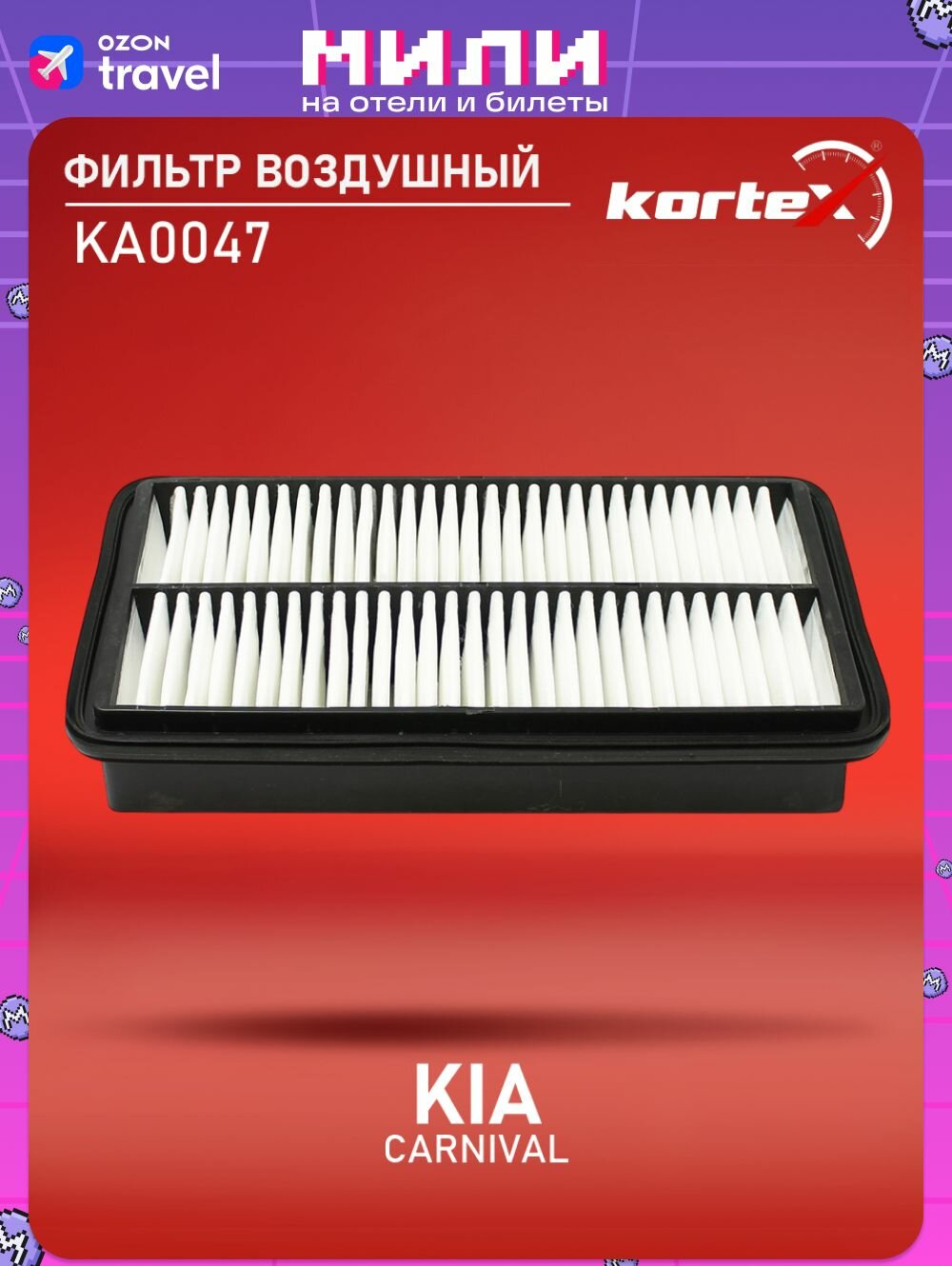 Фильтр воздушный КИА Карнивал SO1526, PF1982, MAF045