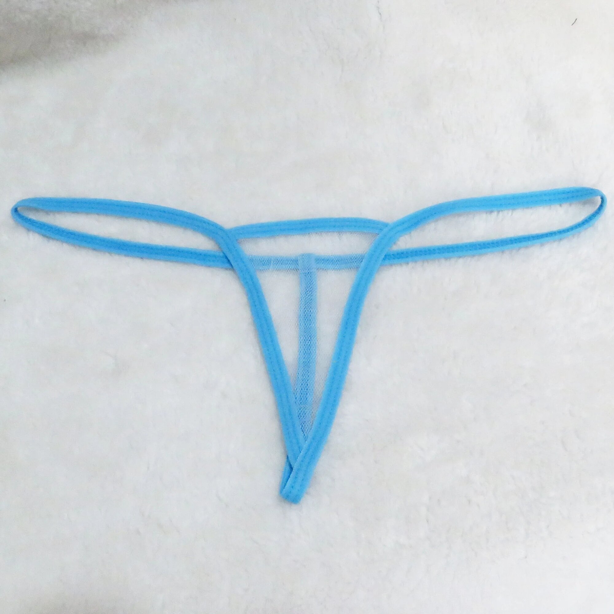 Женское сексуальное нижнее белье, мини-стринги с низкой талией, футболки, эластичный купальник, штаны для плавания, женские трусики Голубой, lake blue
