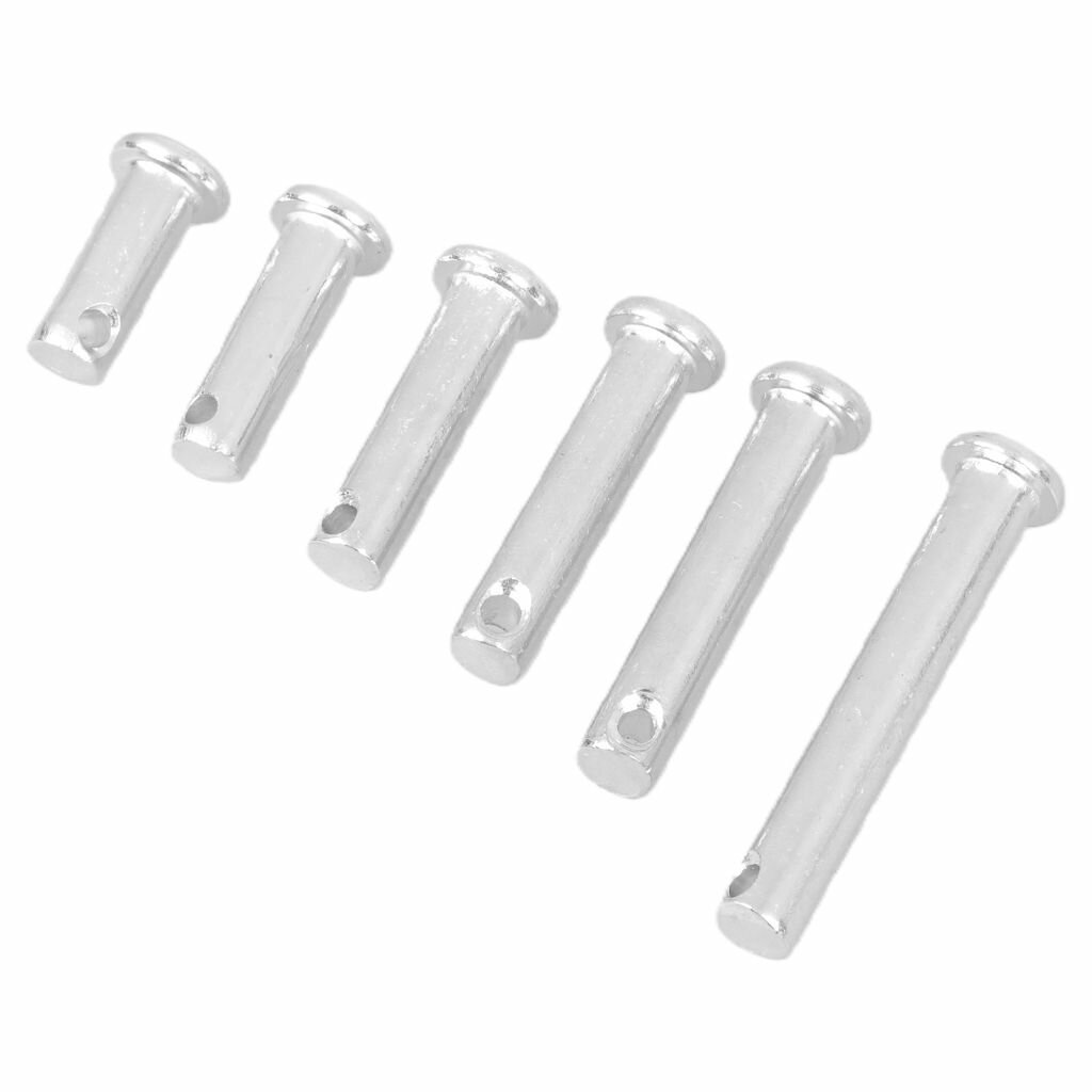 10 шт. Стальные штифты с одним отверстием и плоской головкой, простые в использовании, - М8 на 50