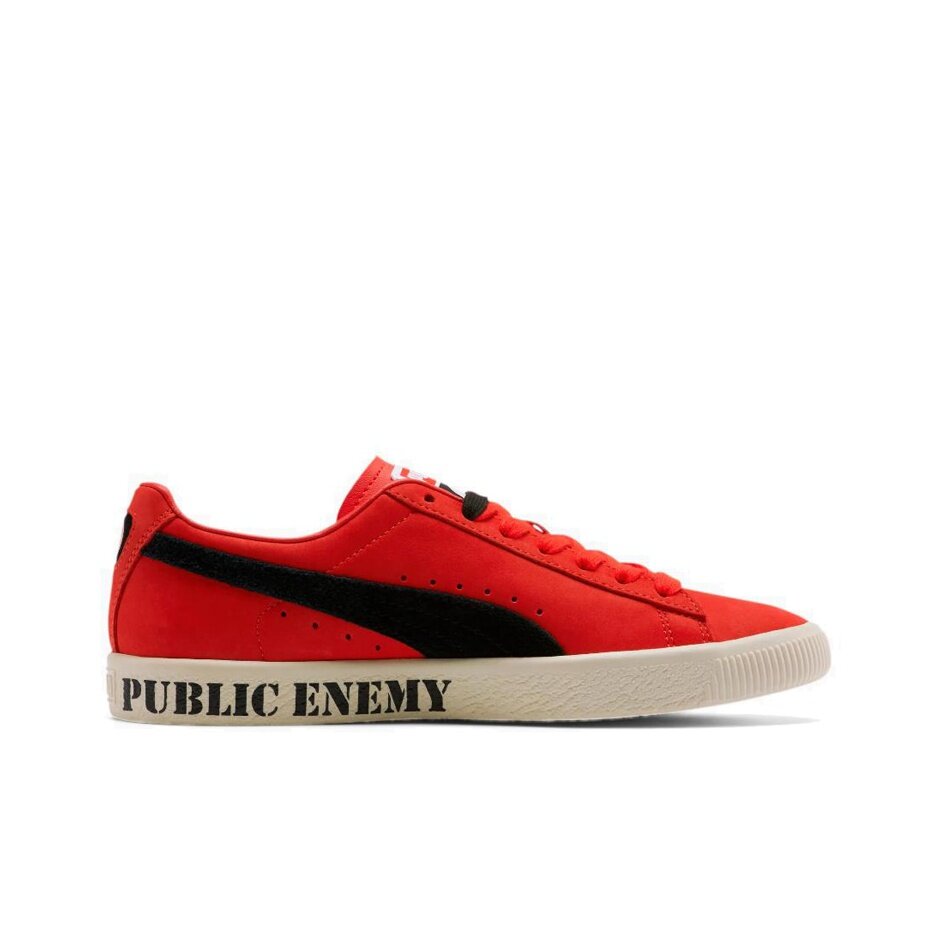 Кроссовки PUMA Clyde, размер EU 40 стопа (25.5CM), красный — фото 1