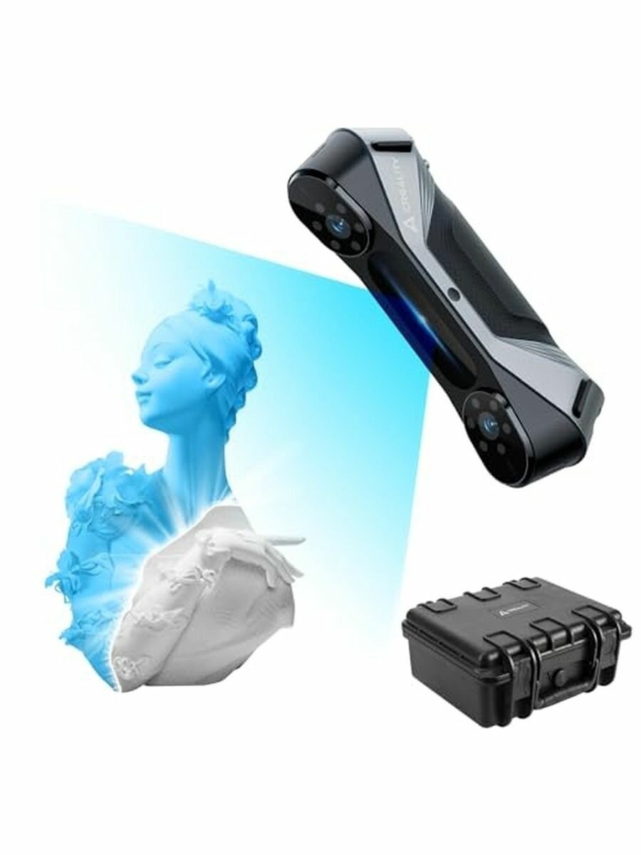 Creality CR-Scan Raptor 3D сканер ручной синий лазер 0.02mm инфракрасный свет 60fps промышленный