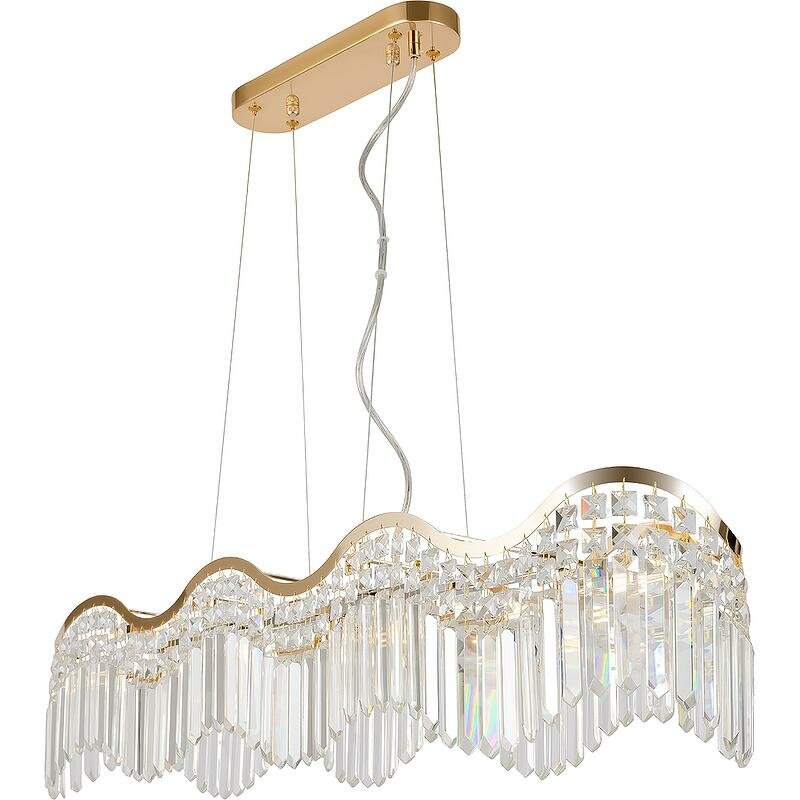 Люстра Maytoni Diamant Crystal Gracia DIA201PL-06G1 Прозрачная Золото Накаливания Классический