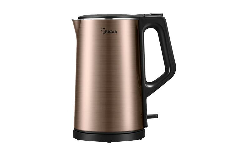 Электрический чайник Midea SH17E312, золотой, объем 1700 мл, с автоматическим отключением