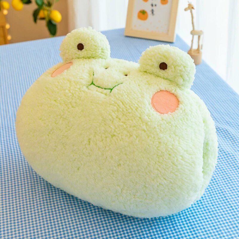 Зимняя грелка-подушка в виде кролика, плюшевая игрушка-грелка для рук в виде собаки, мягкая игрушка для девочек,