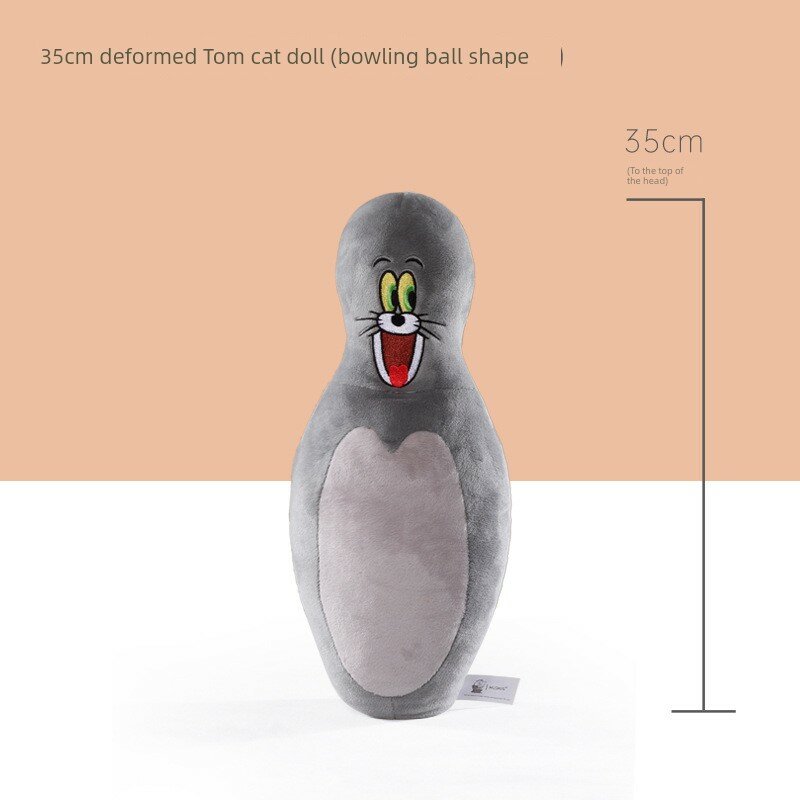 Аутентичная подушка Том и Джерри, диванная подушка для гостиной, плюшевая игрушка, забавная деформация, забавная кукла,