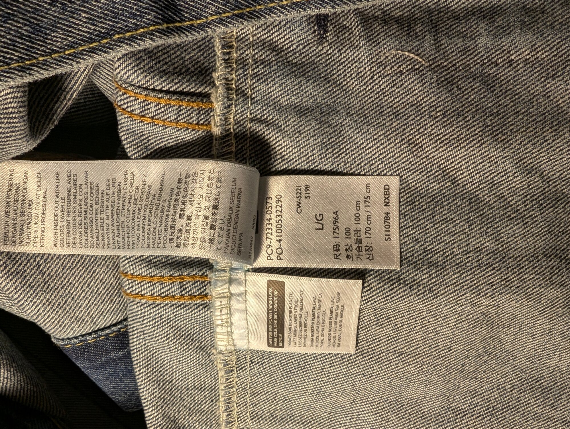 Куртка джинсовая Levi's, размер L, синий — фото 1
