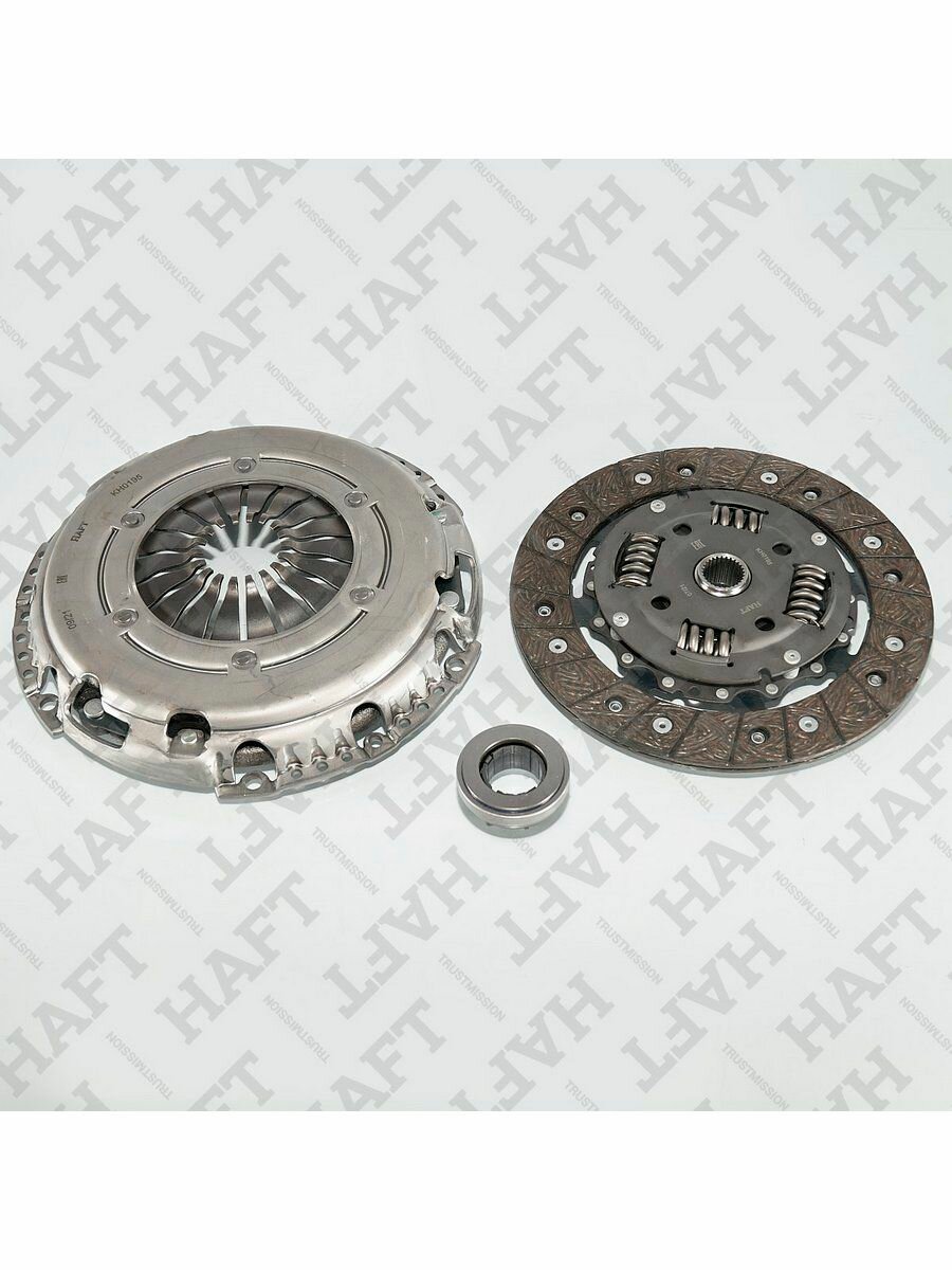Комплект сцепления для а/м Audi, Seat, Skoda, VW / Ауди, Сеат, Шкода, Фольксваген, HAFT KH0195