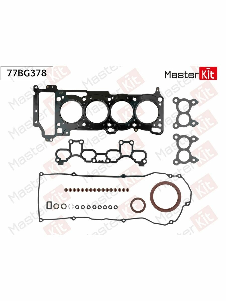 Комплект прокладок ДВС MasterKit 77BG378 для NISSAN Almera II / ниссан альмера 2