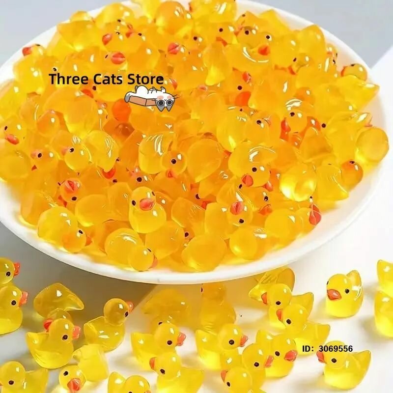 Миниатюрные уточки для творчества и аксессуаров