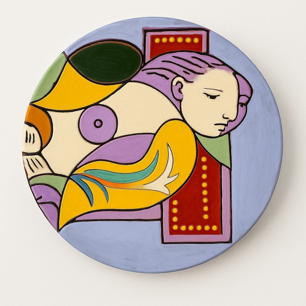 ManeTiles Сырная доска, 23х23 см, Керамика