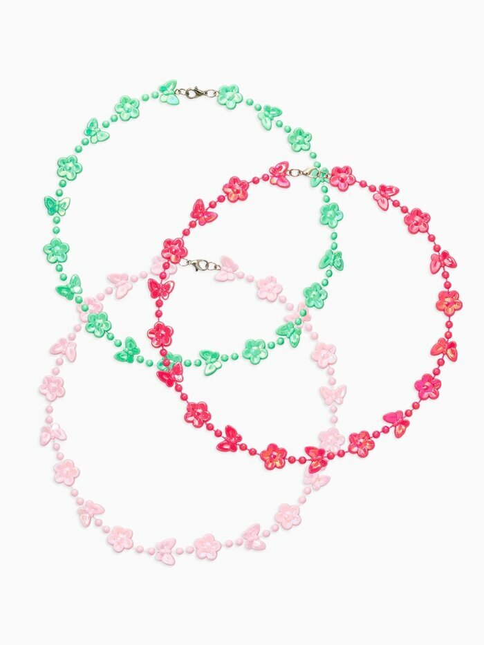 Бусы детские «Выбражулька. Бабочки», 40 см, микс