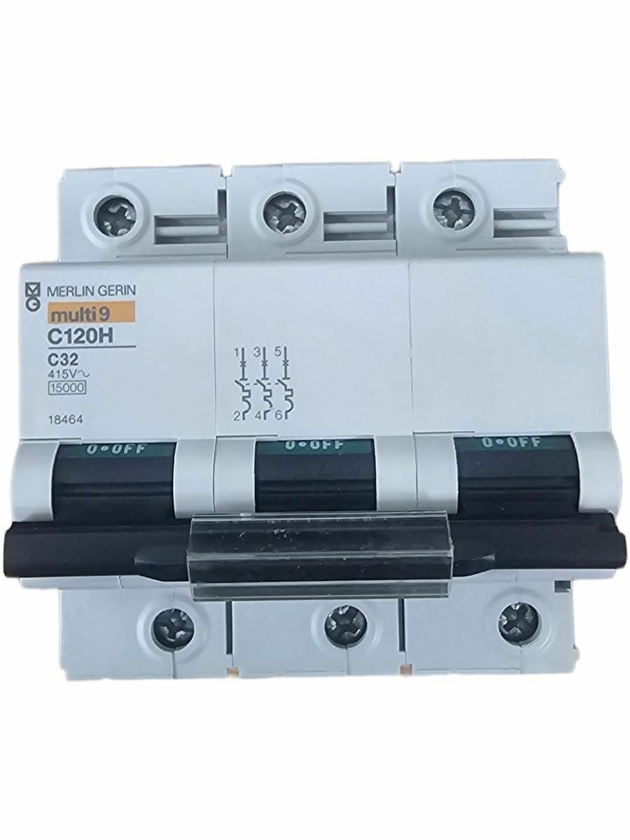 Выключатель автоматический С120H, 3P 32A С, Multi9 18464 Schneider Electric