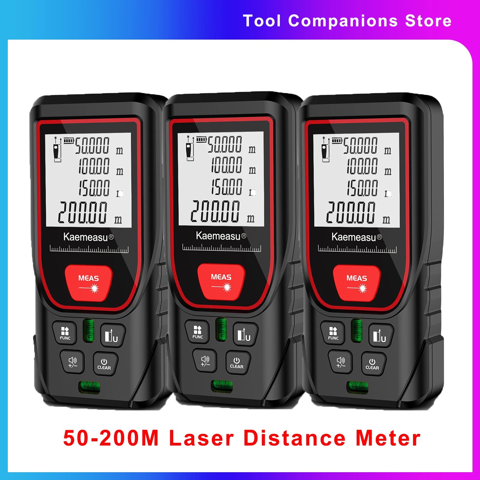 Лазерный дальномер 50-200 м 200m