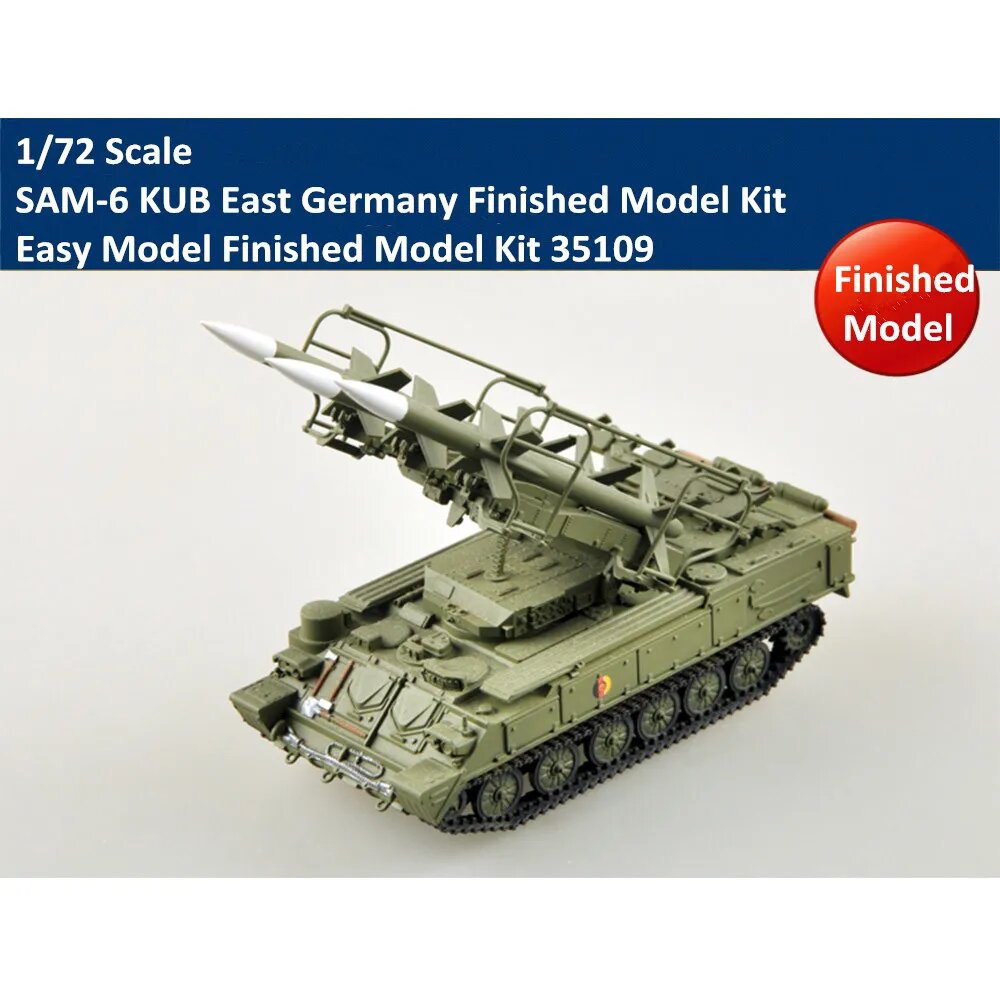 Trumpeter 1/72 SAM-6 KUB Восточная Германия Готовая модель