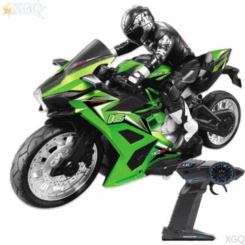 Мотоцикл на радиоуправлении EFLYNOVA 2.4G 1/8 26CM самобалансирующийся внедорожный радиоуправляемый автомобиль-игрушкаXGQ