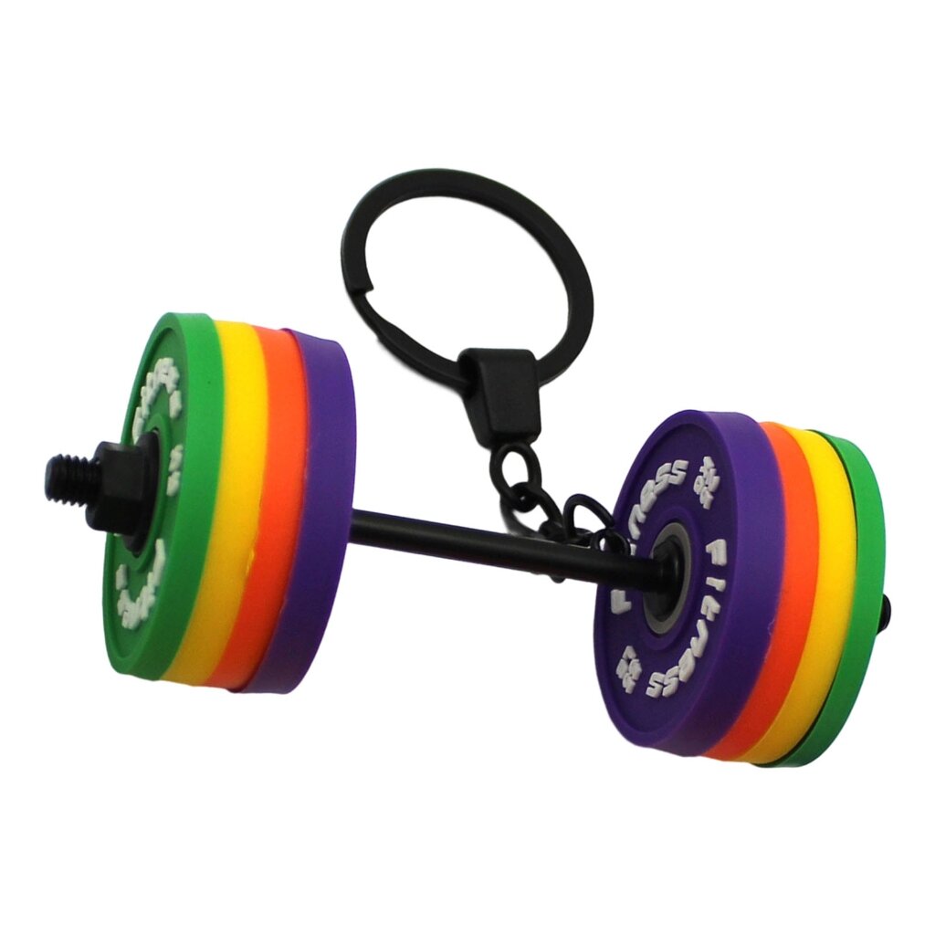 Съёмный брелок с гантелей, мотивирующий подарок для любителей фитнеса
