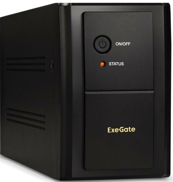 Exegate EP285508RUS ИБП ExeGate SpecialPro UNB-1600. LED. AVR. EURO. RJ <1600VA/950W, LED, AVR, 4 евророзетки, RJ45/11, Black>