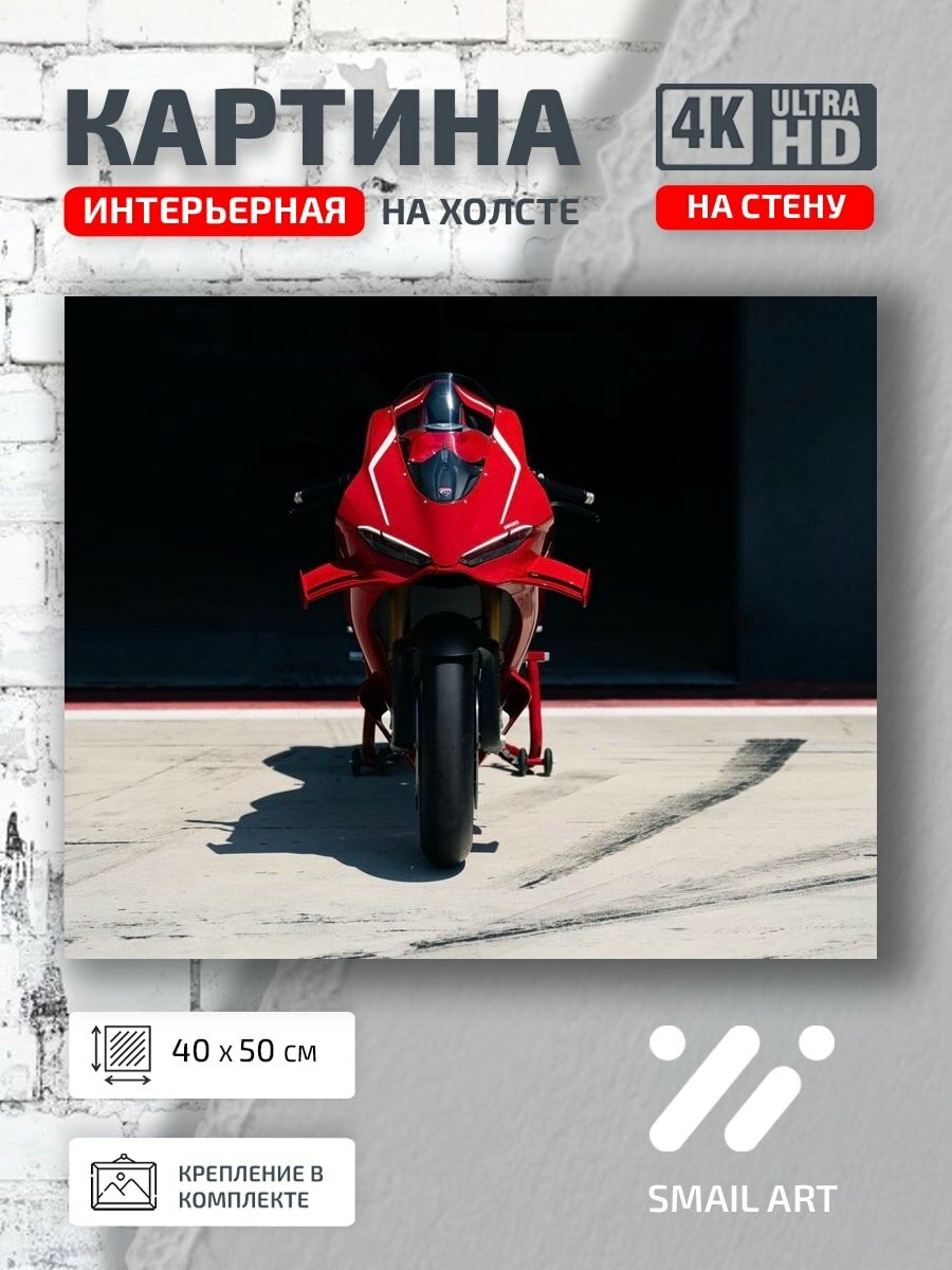 Картина на холсте интерьерная 40 на 50 на стену V4 R для кафе animal style