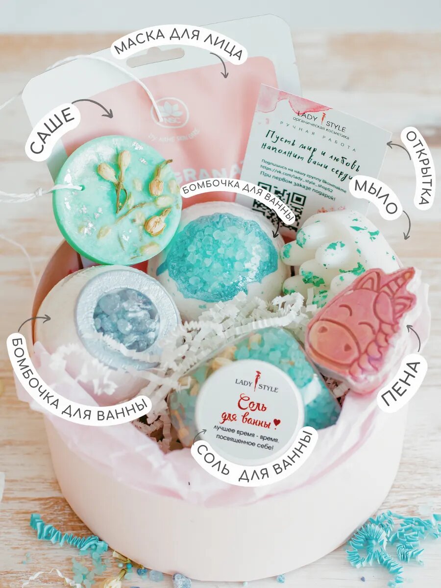 Подарочный набор косметики бьюти бокс