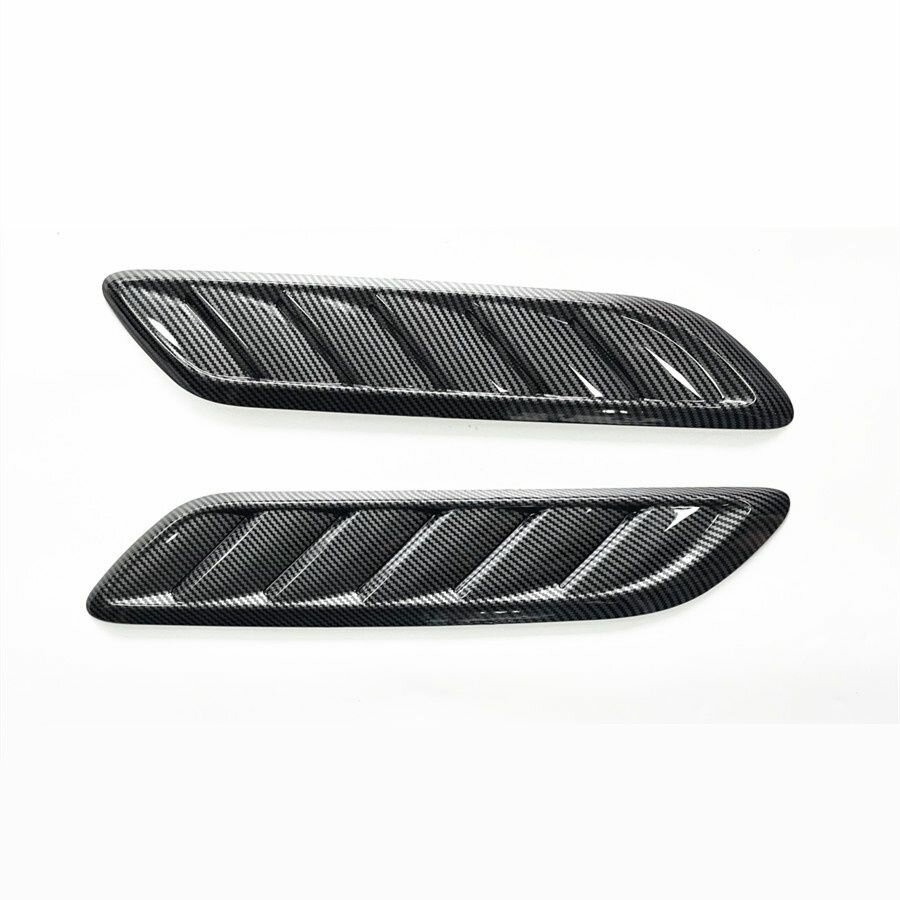Декоративный капот карбон с жалюзи