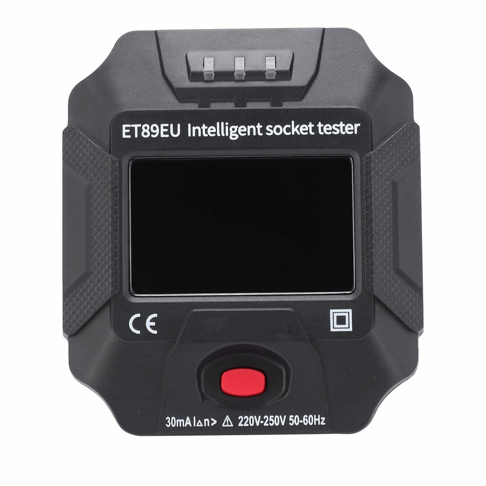 ET89EU Интеллектуальный тестер розеток, ЖК-дисплей, детектор напряжения и частоты для бытовой техники, AC220V 250V, EU