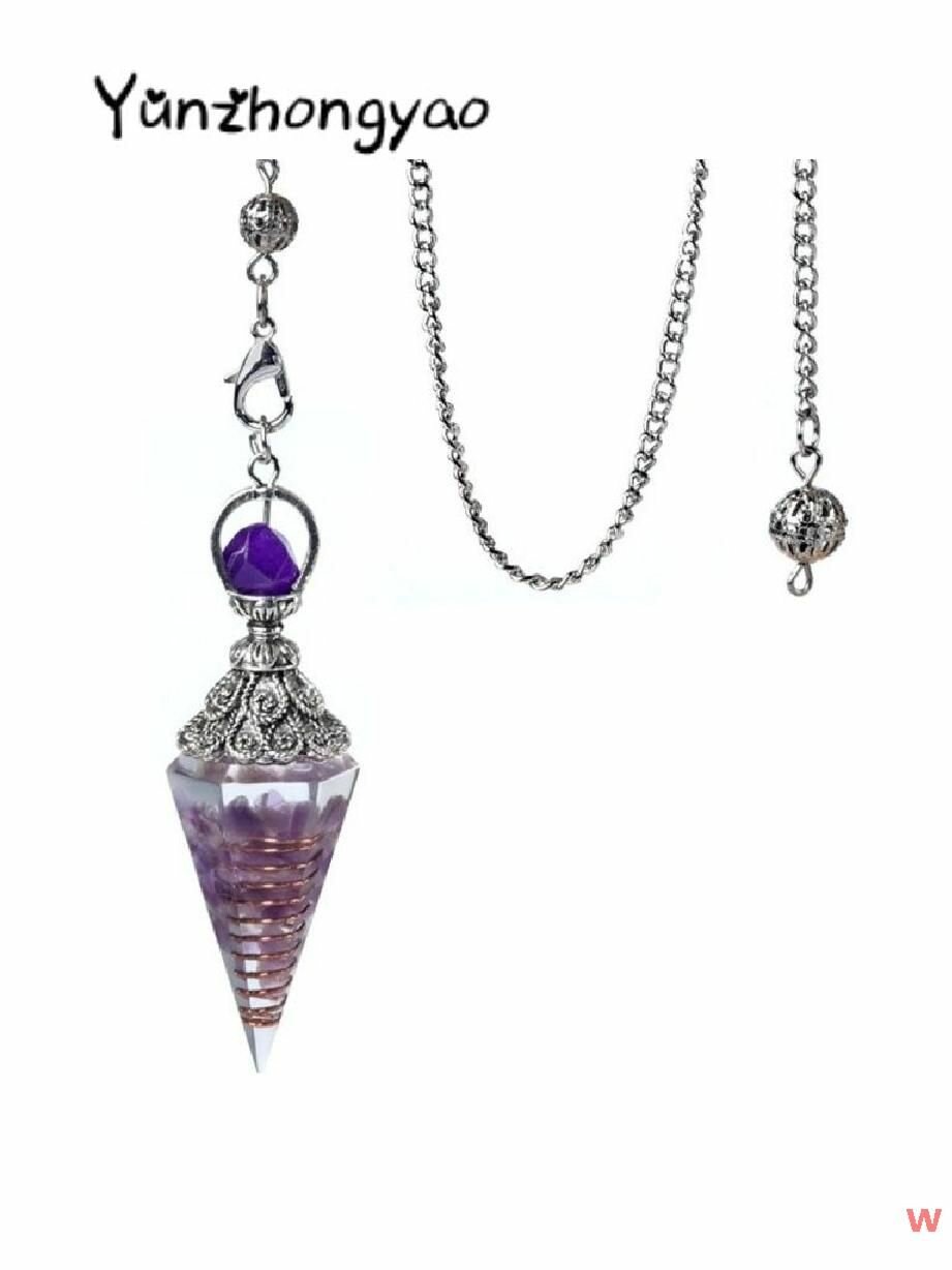 Маятник для гаданий и предсказаний, эзотерический инструмент для раскрытия интуиции и принятия решений, компактный маятник-спираль для домашних практик и медитаций