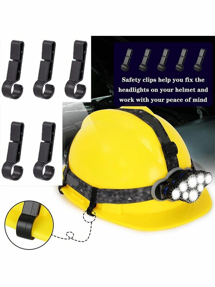 Аксессуары для крепления фонарика на каску безопасности (30 шт. в продаже)