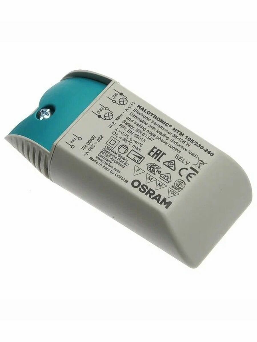 Трансформатор Osram Halotronic HTM 105/230-240 электронный регулируемый для галогеновых ламп 12V