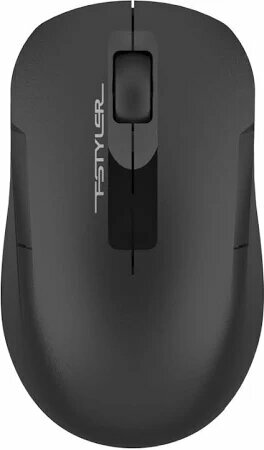 Мышь A4Tech Fstyler FG15CS Air2 черный оптическая 1200dpi silent беспров. USB для ноутбука 3but (FG1