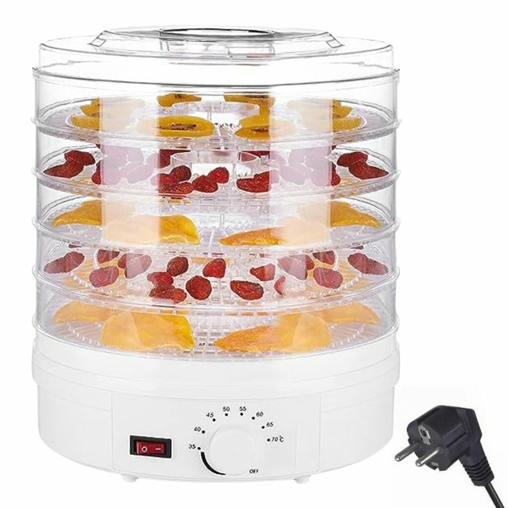 Дегидратор с большой вместимостью, подходит для фруктов, овощей, мяса и других продуктов, Четкий