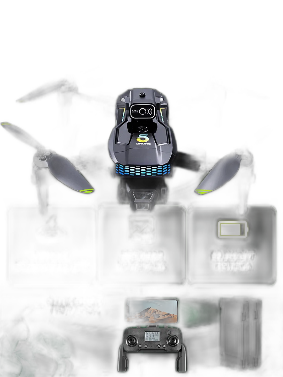 Квадрокоптер с камерой 8K GPS Дрон Радиоуправляемый коптер