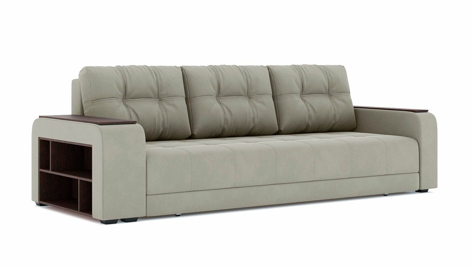 Диван - кровать Милан, еврокнижка, ПБ, 245*85*110, велюр Зара Лайт 04