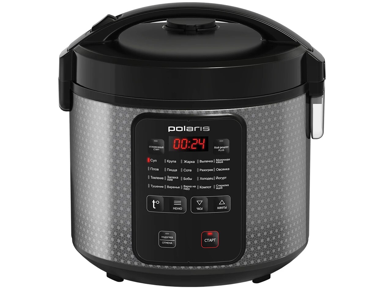 Мультиварка Polaris PMC 0578AD, серебристый, объем чаши 5 л, 750 Вт