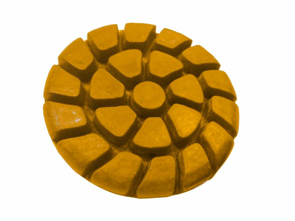 Шлифовальный пад 400, желтый, для бетона