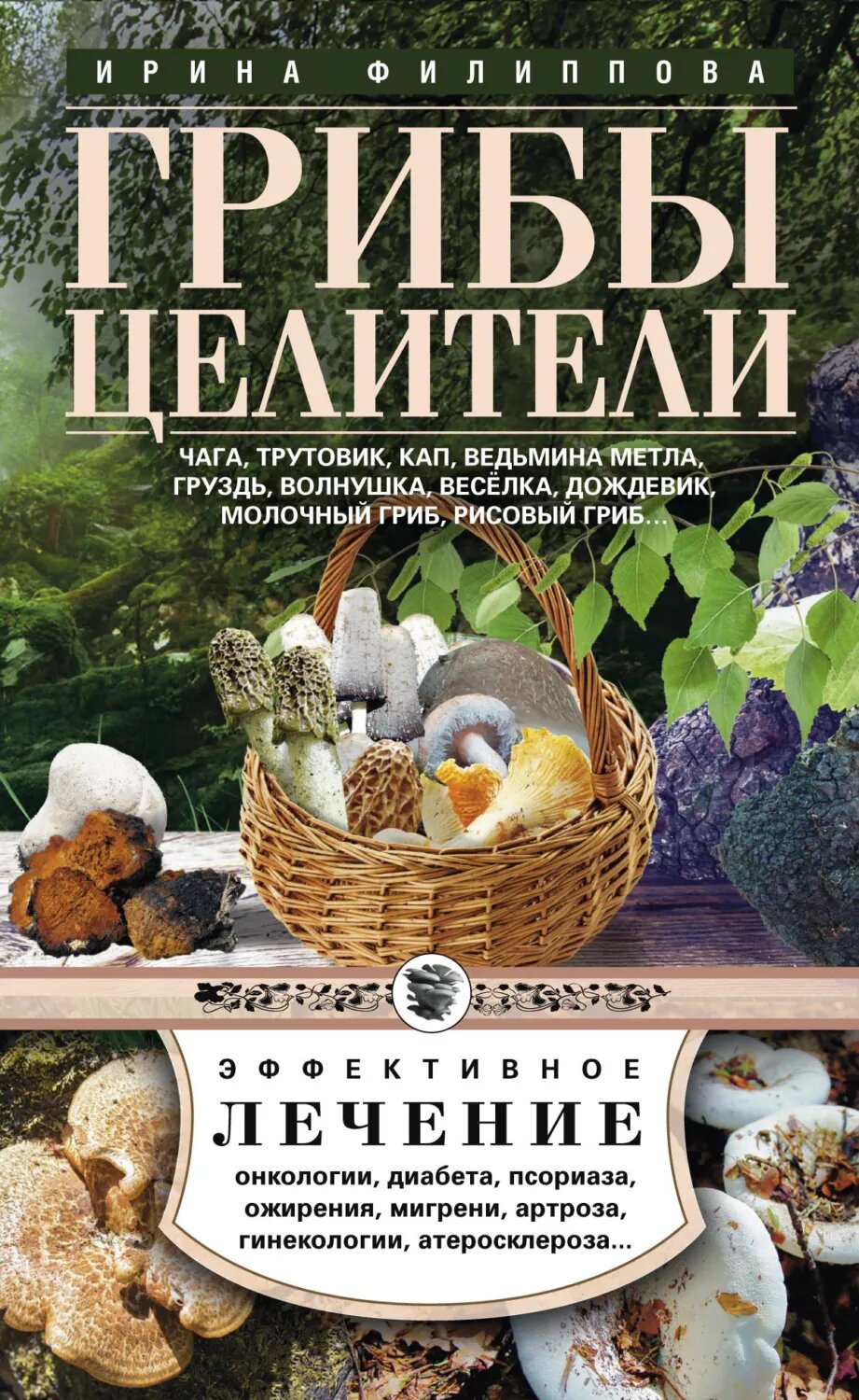 Грибы-целители. Чага, трутовик, кап, ведьмина метла, груздь, волнушка, веселка, дождевик, молочный гриб, рисовый гриб… [Цифровая книга]