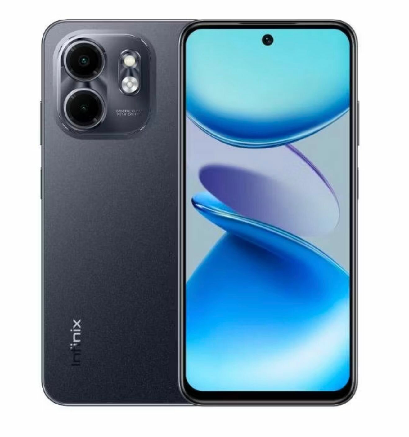 Смартфон Infinix Smart 9 3/64 ГБ Ростест, Dual nano SIM, черный