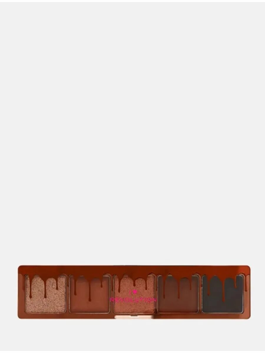 Палетка теней для век I HEART REVOLUTION mini chocolate eyeshadow palette Dark Chocolate Cake