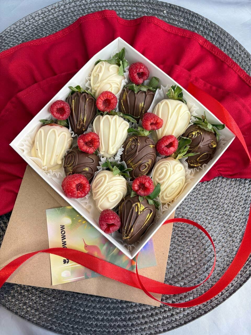 New! Клубника в шоколаде коллекция "Сладкие воспоминания " с малиной