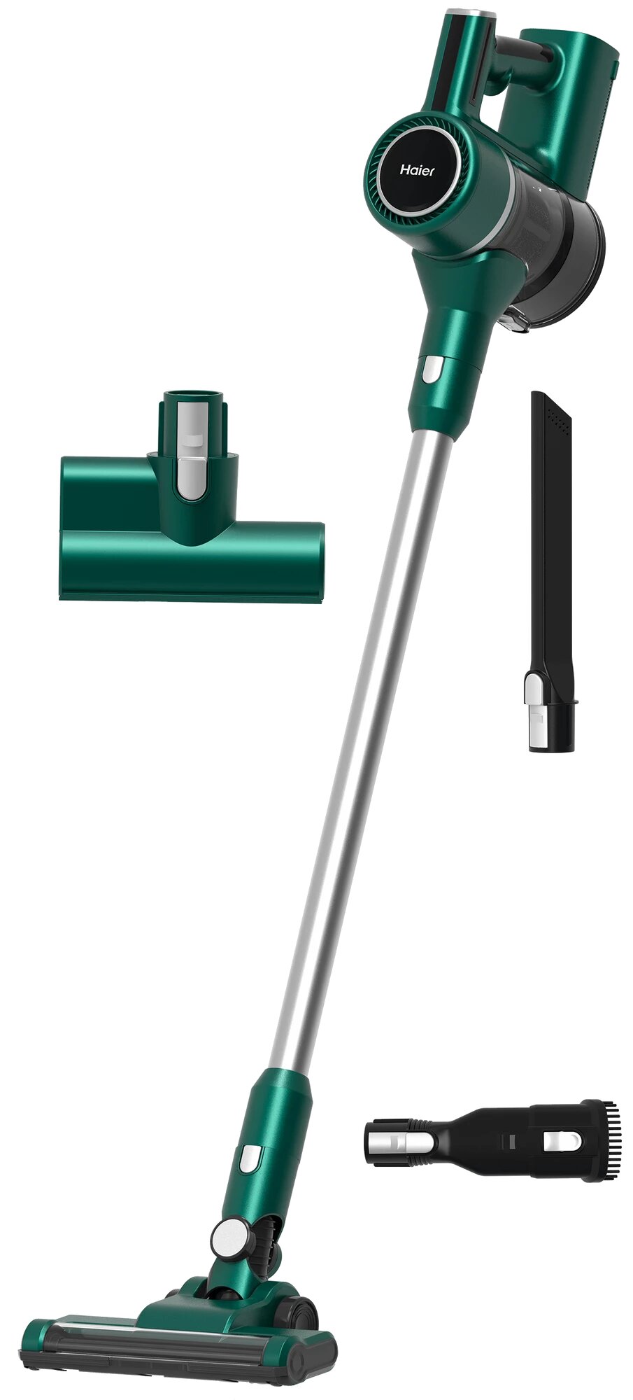 Вертикальный пылесос Haier HVC400B, 8 ступеней фильтрации, сухая уборка