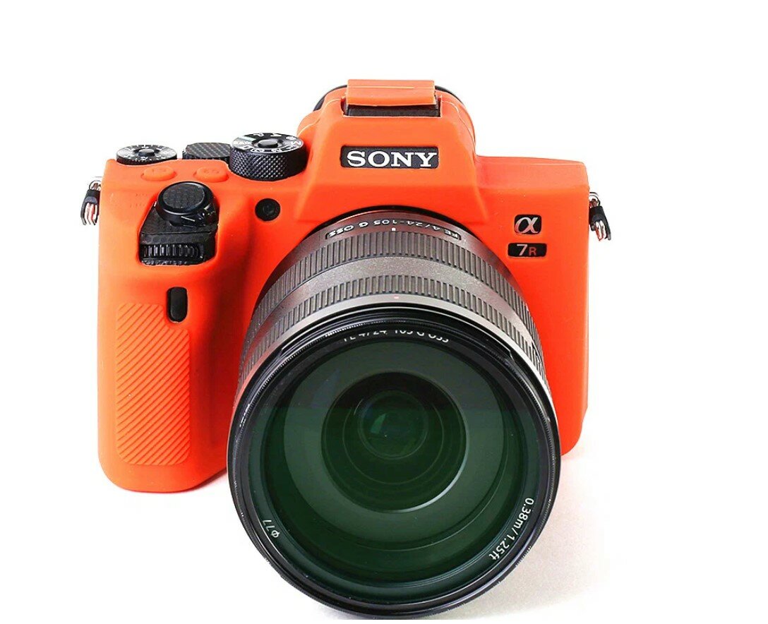 Силиконовый противоударный чехол MyPads Antiurto для фотоаппарата Sony A7r IV/ A7r4/ A7r mark IV ультра-тонкий