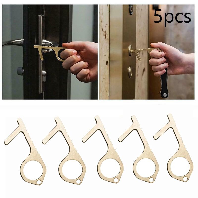 Дверной открыватель convenient and hygienic, бесконтактный, сплав, 5 шт