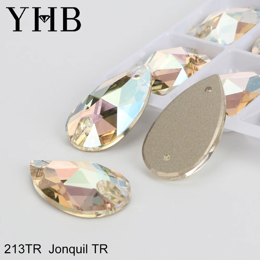 Стразы YHB Jonquil 213TR, 13-22 мм, 24шт