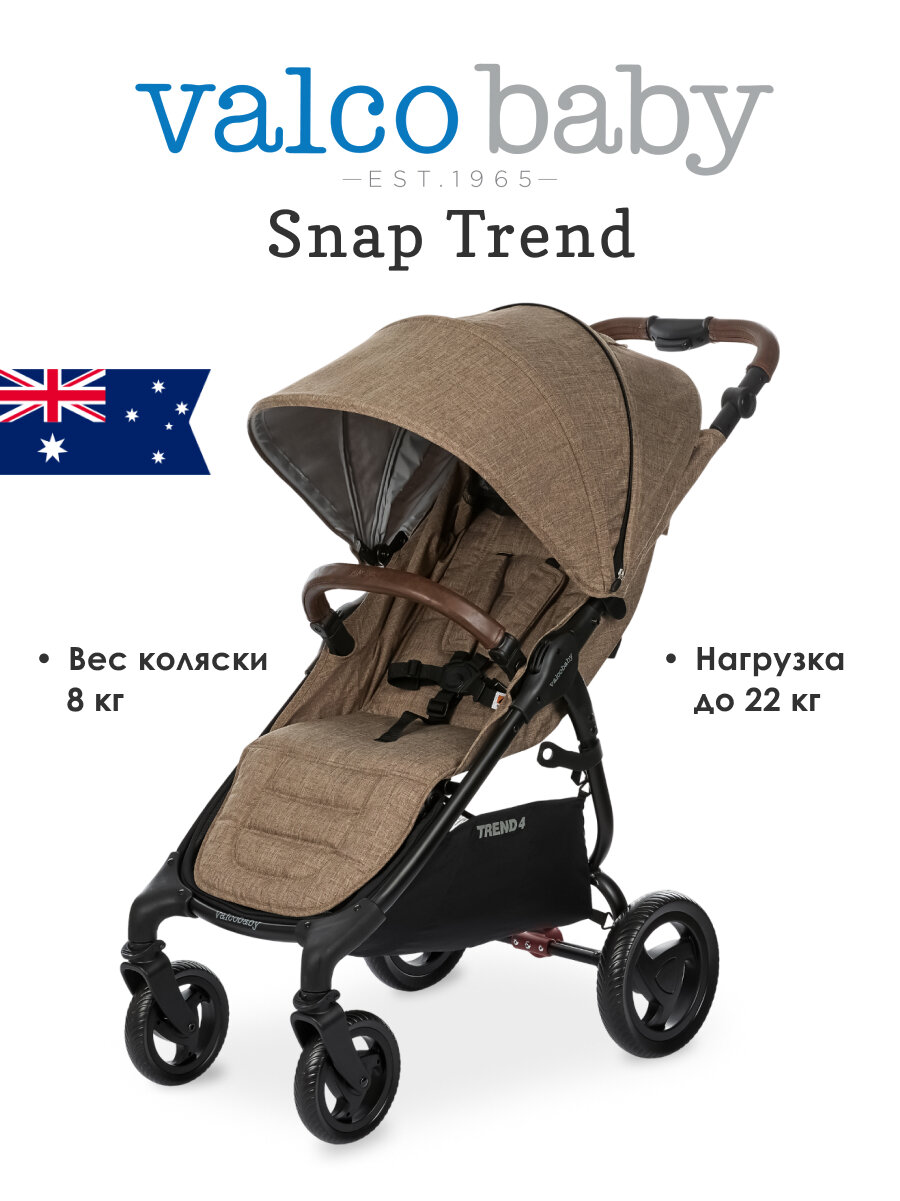 Коляска прогулочная Valcobaby Snap Trend, цвет: Cappuccino