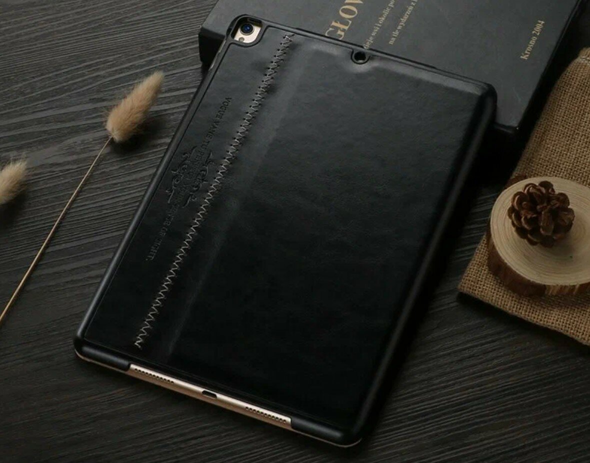 Чехол-книжка MyPads из качественной импортной кожи на жёсткой основе для планшета Xiaomi Pad 5 Pro 12.4