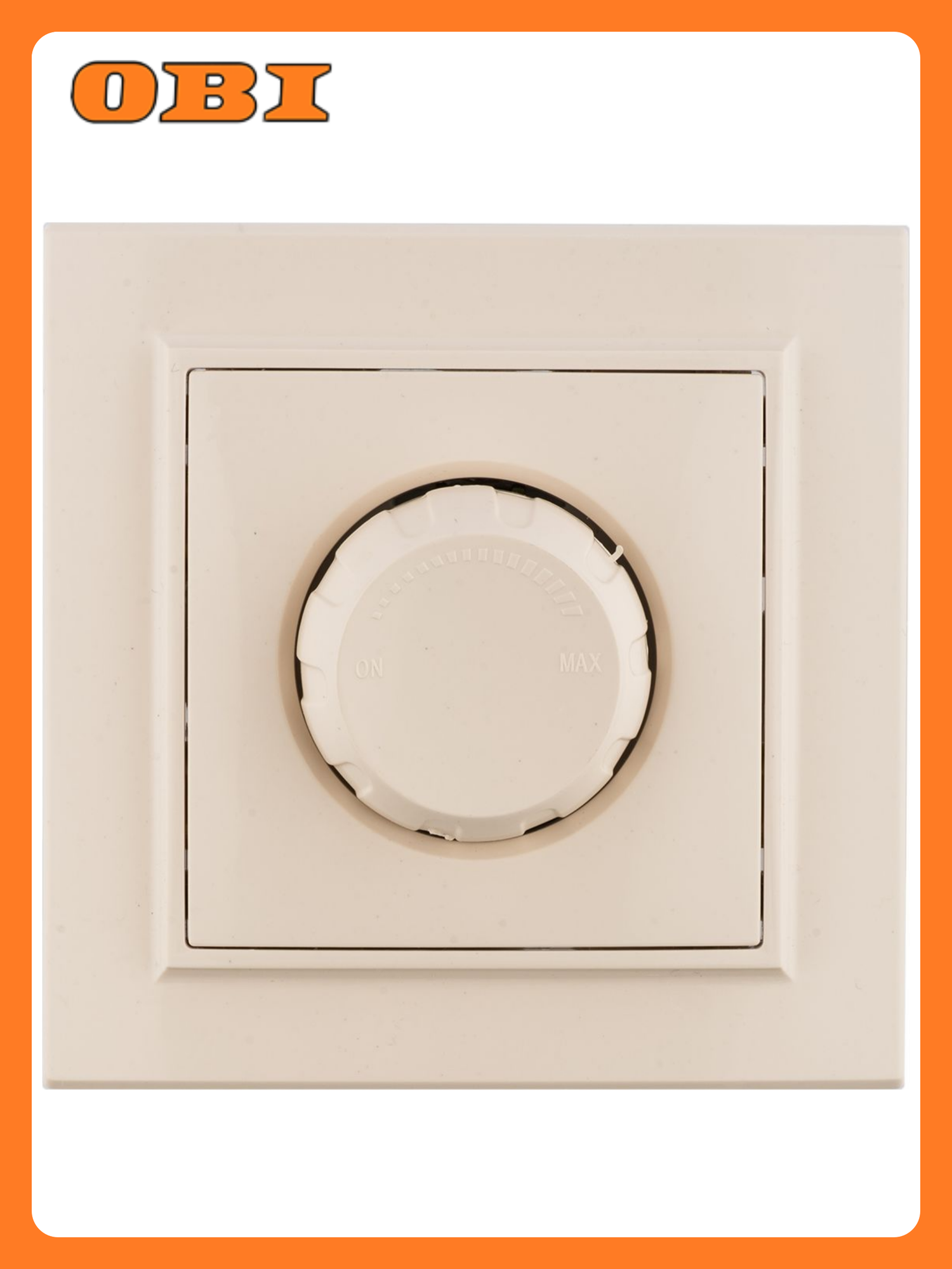 Светорегулятор EKF Минск СП 600W, скрытый монтаж, IP20, поликарбонат, бежевый