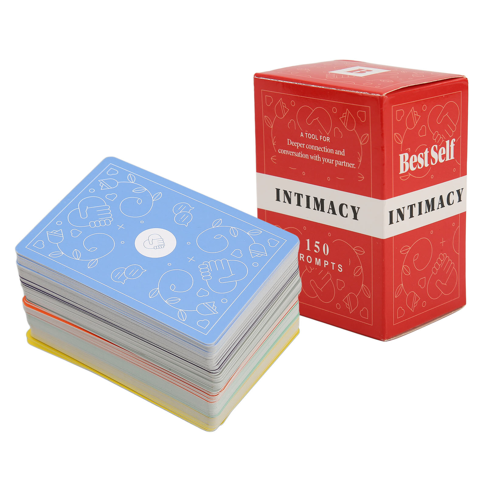 Интерактивная карточная игра для романтических пар и семей, 150 карт, яркие цвета, английская версия.