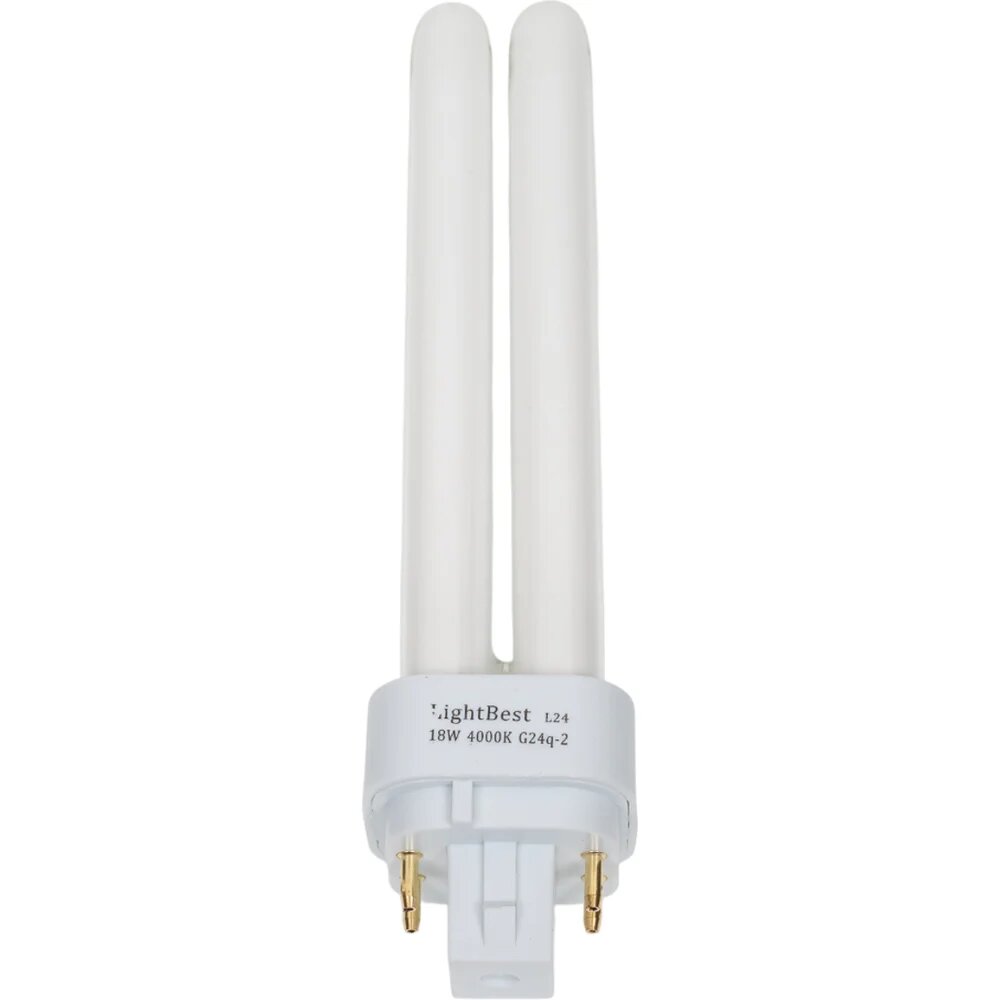 Лампа люминесцентная LightBest lbl d/e 71002 18w 4000k g24q-2 701071002