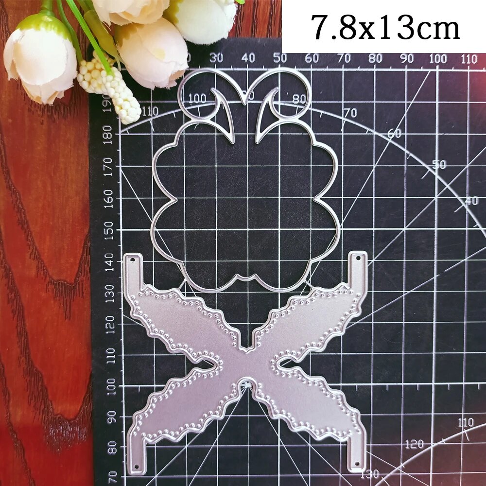 Белые пресс-формы для скрапбукинга, QA-214, 7.8x13см
