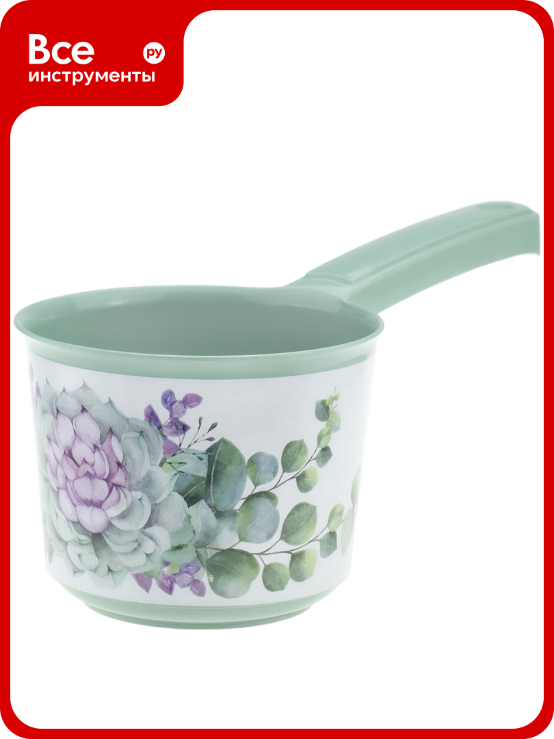 Ковш, IDEA, IDEA деко 1л Каменная роза М 1217, подвеса Внутри ковша есть, IDEA®